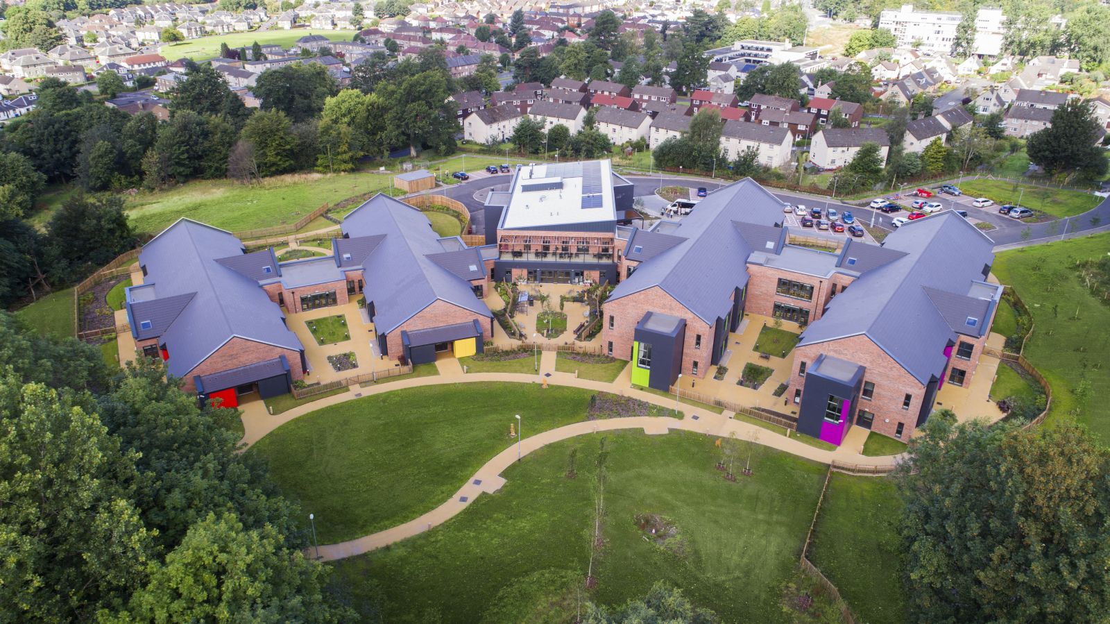 Crosslet House Care Home, Dumbarton - Hirst Landscape Architects